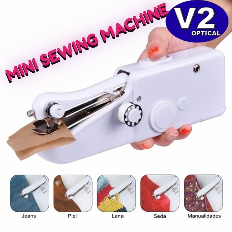 Handy Cloth Sewer Stitch Mini Sewing Machine Portable Handheld Electric ...
