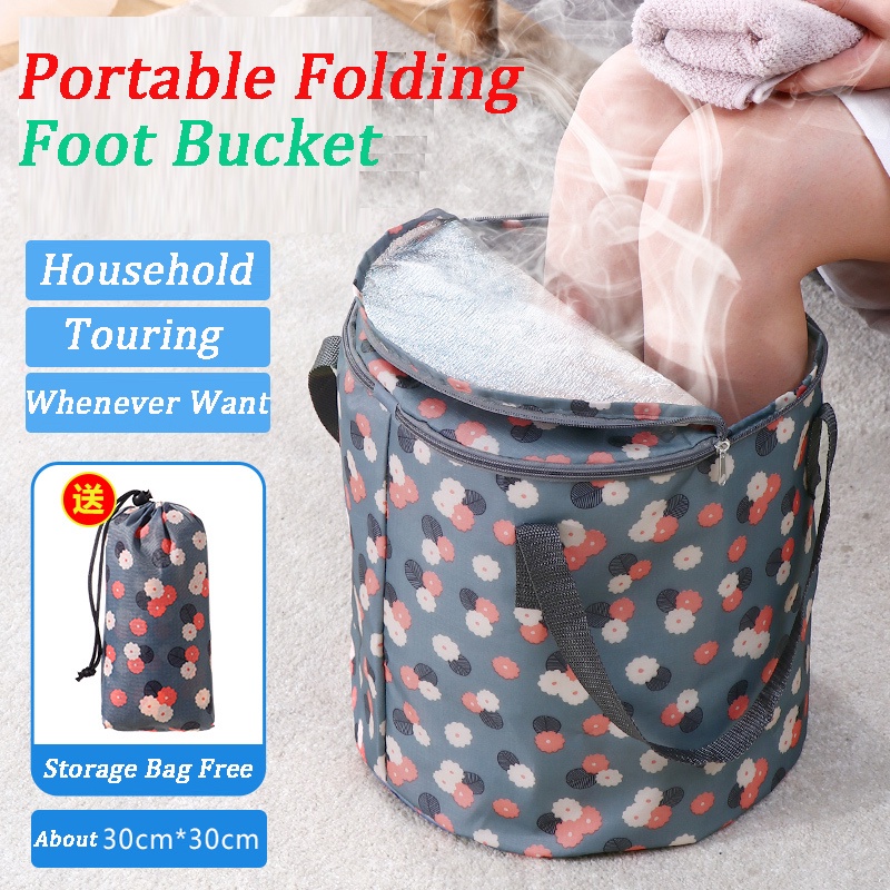 Travel Household Foot Bag Bucket Small Laundry Heat Preservation ...
