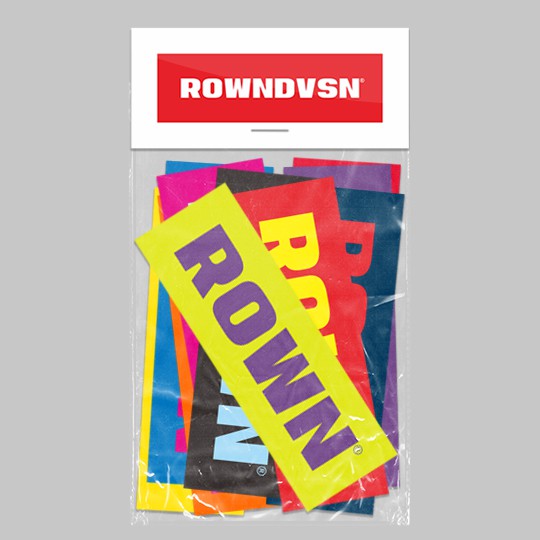 Rown Division Official Logo Sticker Contents 8pcs All Colors | Shopee ...