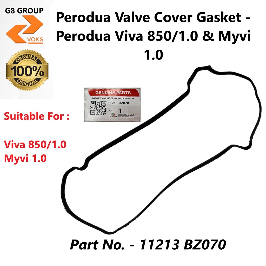 Perodua Valve Cover Gasket - Perodua Viva 850/1.0 & Myvi 1.0 ( 11213 ...