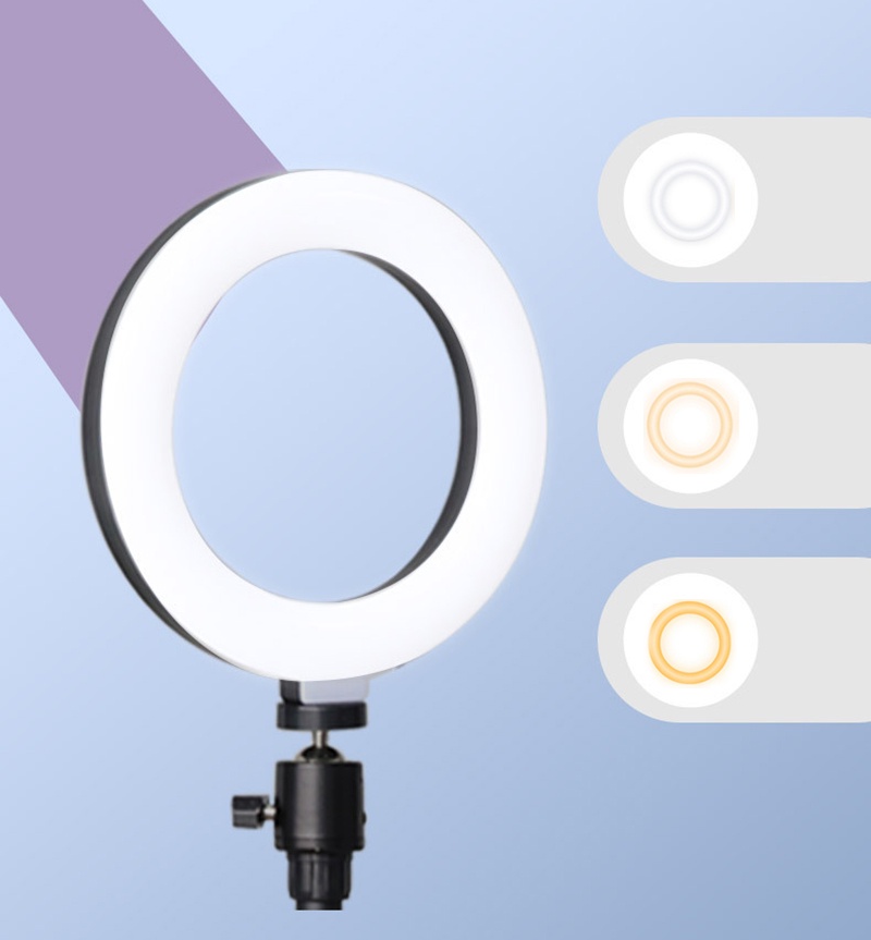 Professional Mount Bracket with LED Ring Flash Light Lamp Tabletop ...