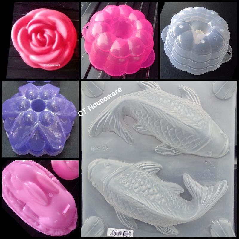 Jelly mould / Acuan Puding / Agar-Agar / Small Size Diameter 4.25Inci ...