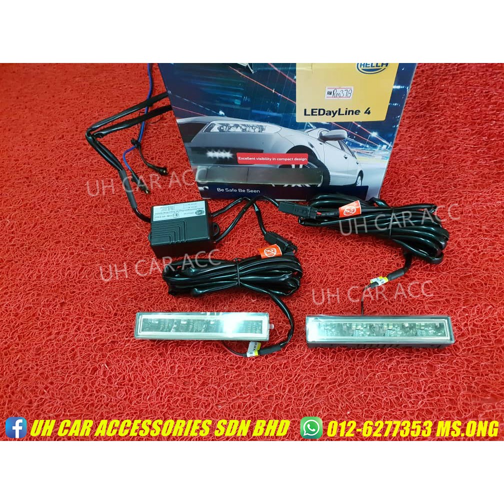 Universal Hella Original LED Daylight Light Lamp DRL Light 4LED [READY ...