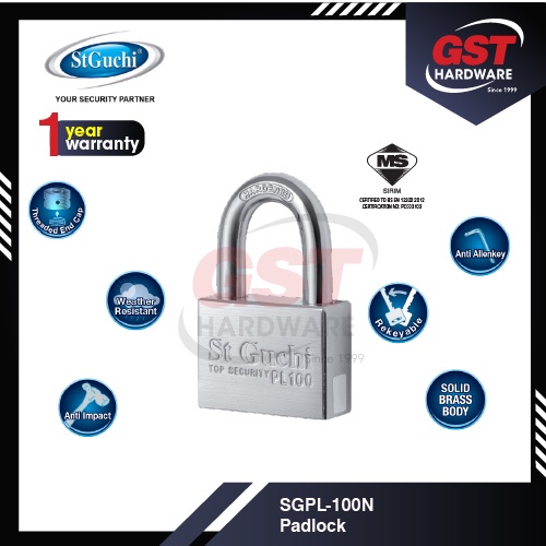 St Guchi Padlock Set SGPL-100N Pad Lock | Shopee Malaysia