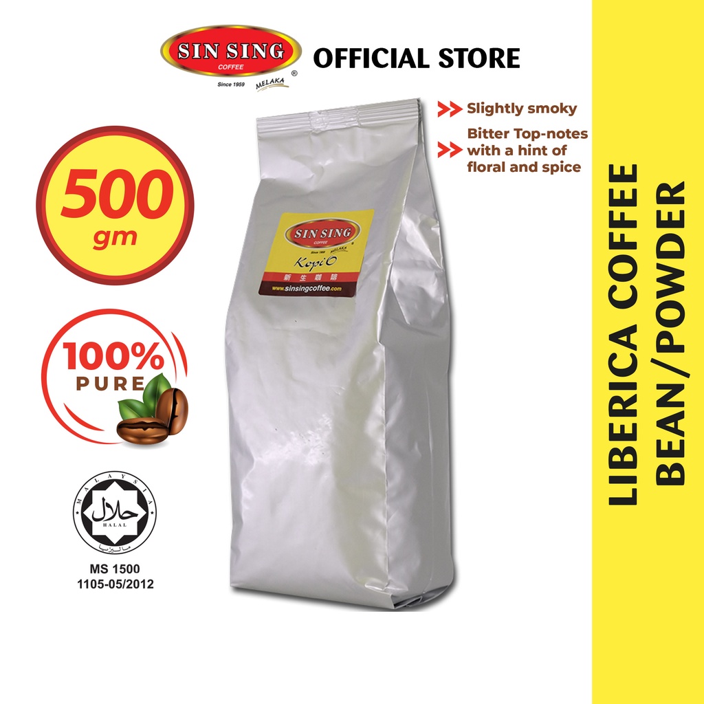 SIN SING Liberica Pure Coffee Bean/Powder (500g) | Shopee Malaysia