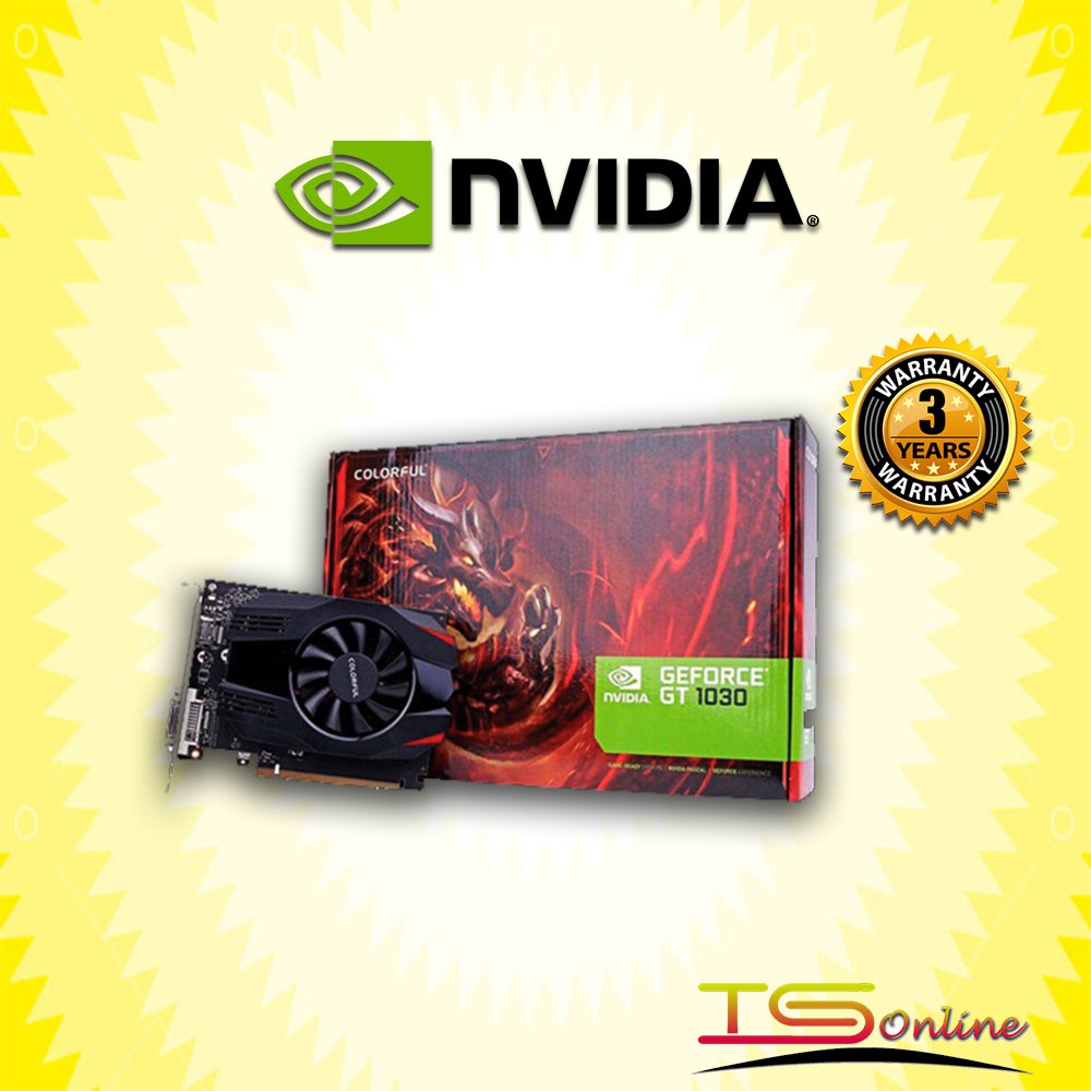 Colorful GT1030 2GB / 4GB Graphic Cards | Shopee Malaysia