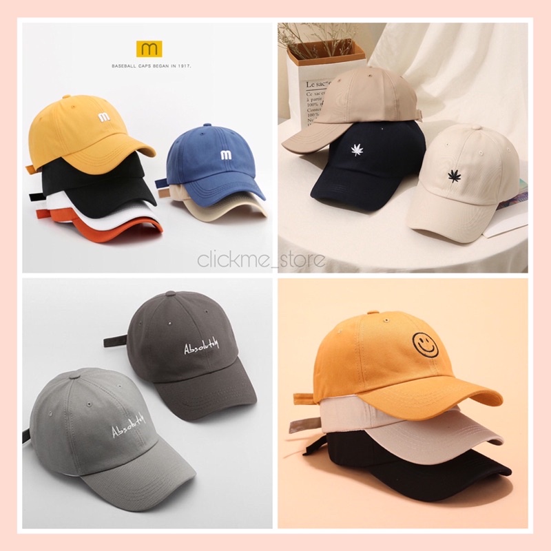 Ready Stock Baseball OOTD Cap Viral Murah Cap M S Absolutely Letter ...