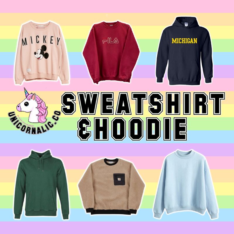 🦄💗𝗦𝗪𝗘𝗔𝗧𝗦𝗛𝗜𝗥𝗧 & 𝗛𝗢𝗢𝗗𝗜𝗘 𝗣𝗥𝗘𝗠𝗜𝗨𝗠💗🦄 | Shopee Malaysia