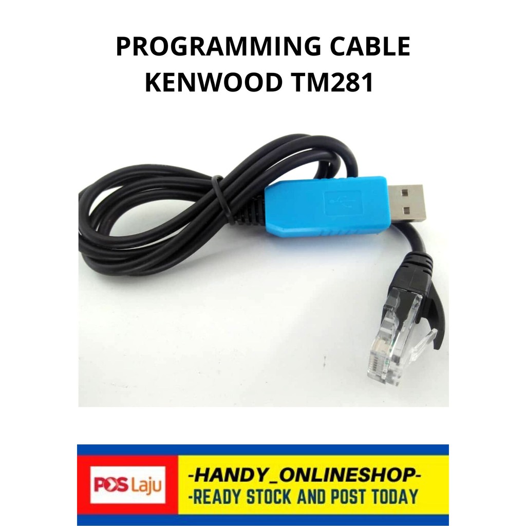 Kenwood TM-281 TM-281A TM-271 and Leixen Manpack Programming Cable | Shopee Malaysia
