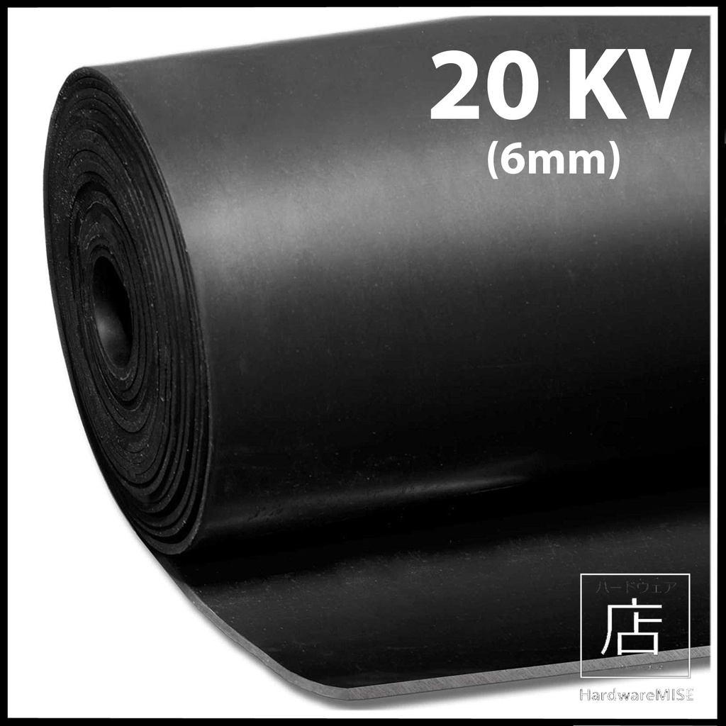 Electrical Safety Rubber Mat Electrical Insulation Mats 20KV 6mm x 1m x ...