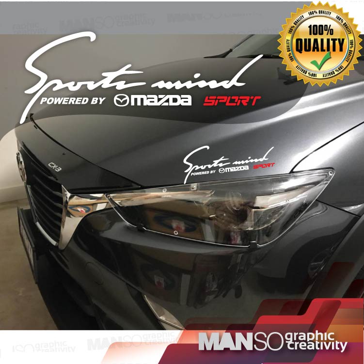 Mazda Sport Mind Sticker Mazda2 Mazda3 Mazda6 CX3 CX5 CX8 CX30 MX5 ...