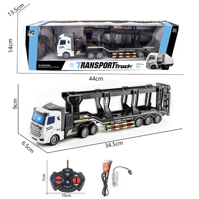 🔥Ready Stock🔥1:48 REMOTE CONTROL Trailer TRUCK RC Trailer for kids ...