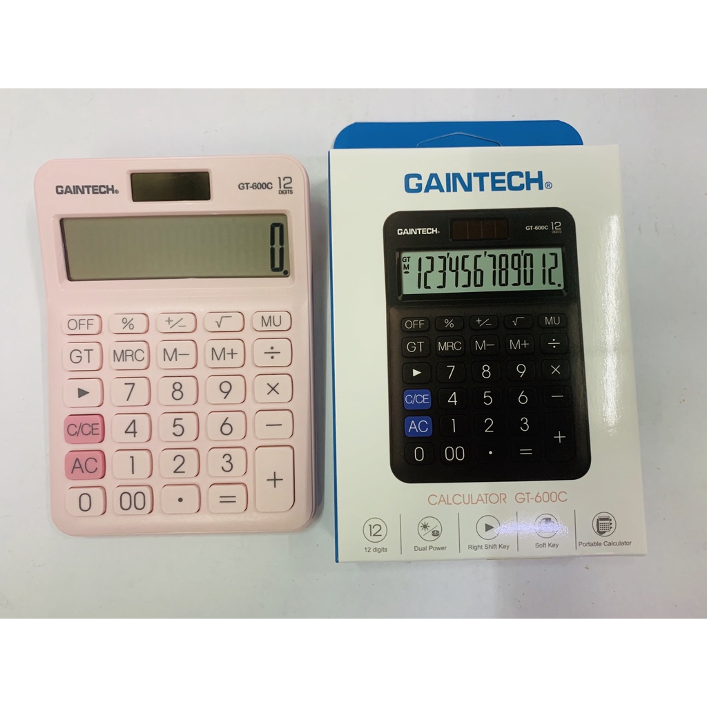GAINTECH GT-600C CALCULATOR (12DIGITS) | Shopee Malaysia