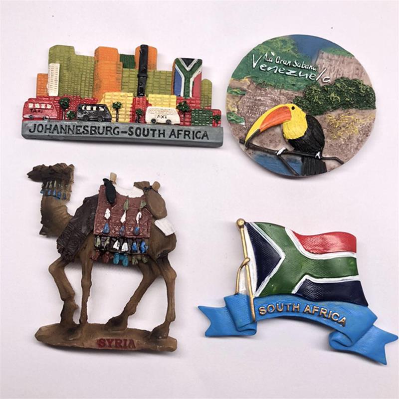 Syria Magnetic Refrigerator Sticker 3D Resin Syrian Flag Characters ...