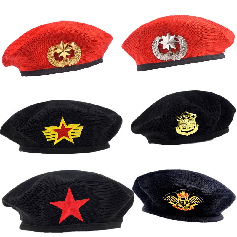 New Autumn and Winter Sailor Dance Hat Stage Performance Cap Square ...