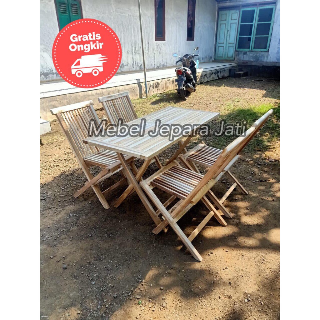 Raw FOLDING LEGS TABLE CHAIR [FREE SHIPPING] | Shopee Malaysia