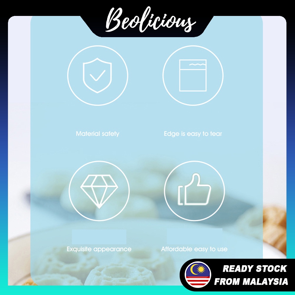 100pcs Love Series Kuih Raya Packaging Cookies Wrapper Plastic Bag or ...