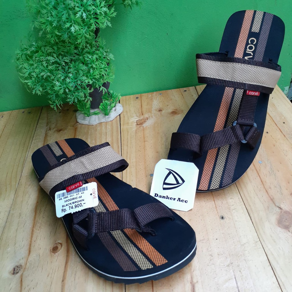 Original Carvil Men's Sandals - Carvil Men's Flip-On Sling Sandals ...
