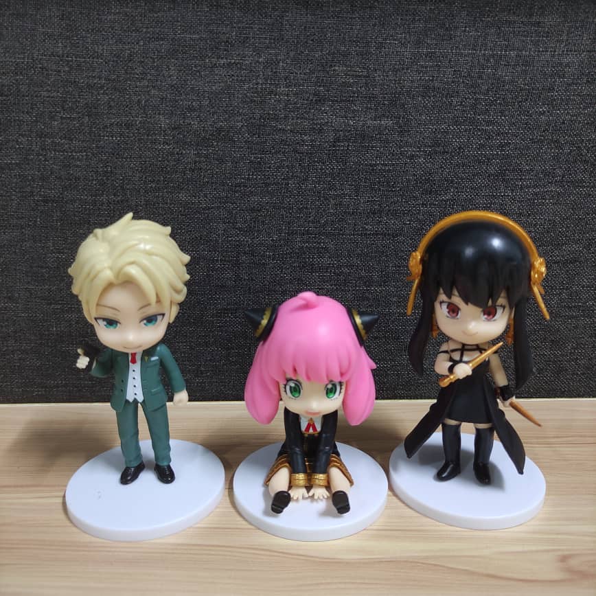 Spy x Family Chibi Figure Spy x Family Figure Anya Forger Figure Loid ...