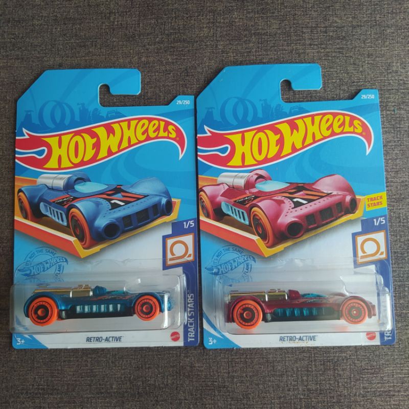 Hot Wheels Retro-Active (TRACK STARS) | Shopee Malaysia