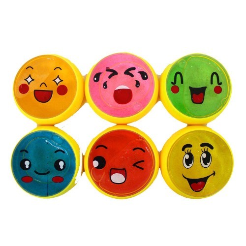 Emoji Emoticon DIY Clay Slime (6 in 1) | Shopee Malaysia