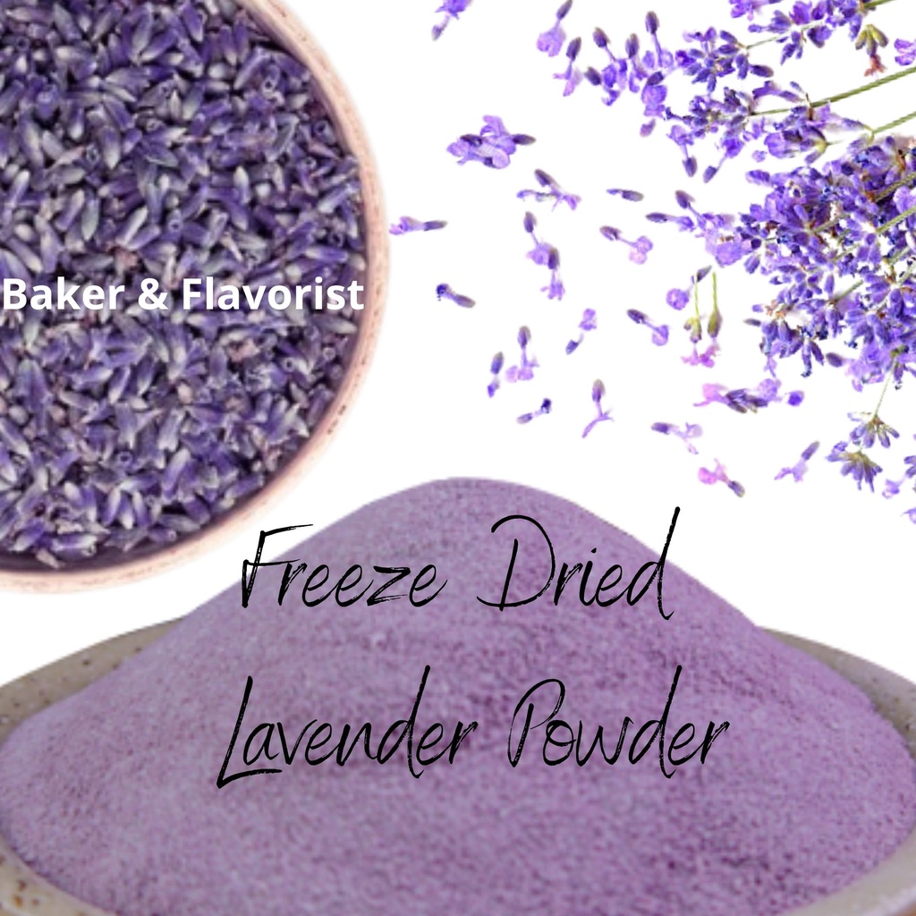 Lavender Powder 冻干 薰衣草粉 食用 Purple Edible Freeze Dried Lavender Flower ...