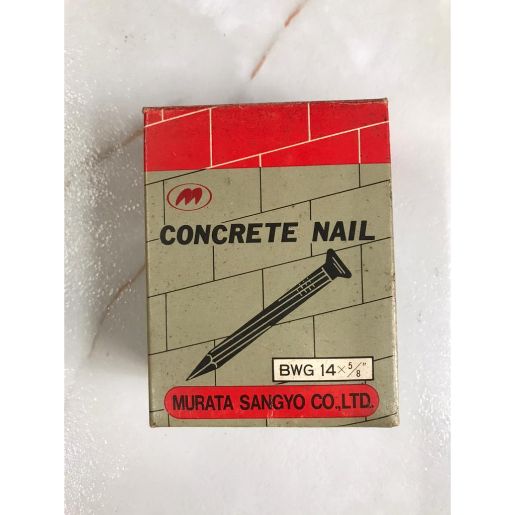 ( 14 X 5/8'' ) MURATA CONCRETE NAIL / PAKU KONKRIT | Shopee Malaysia