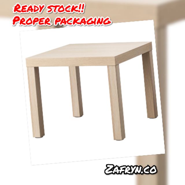 LACK Side table, white stained oak effect, 55x55 cm | Shopee Malaysia