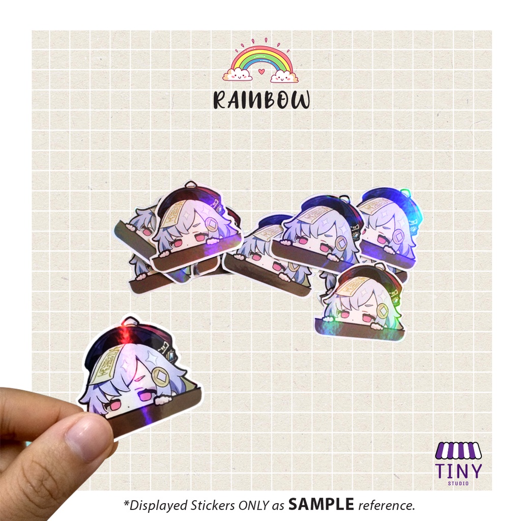 CUSTOM DIE-CUT Laminated Stickers with Holographic Effects (Waterproof ...