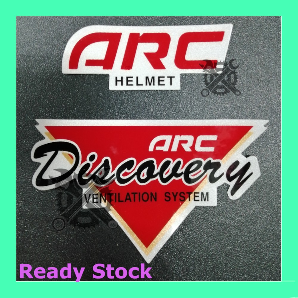 Sticker ARC Discovery Helmet Reflective | Shopee Malaysia