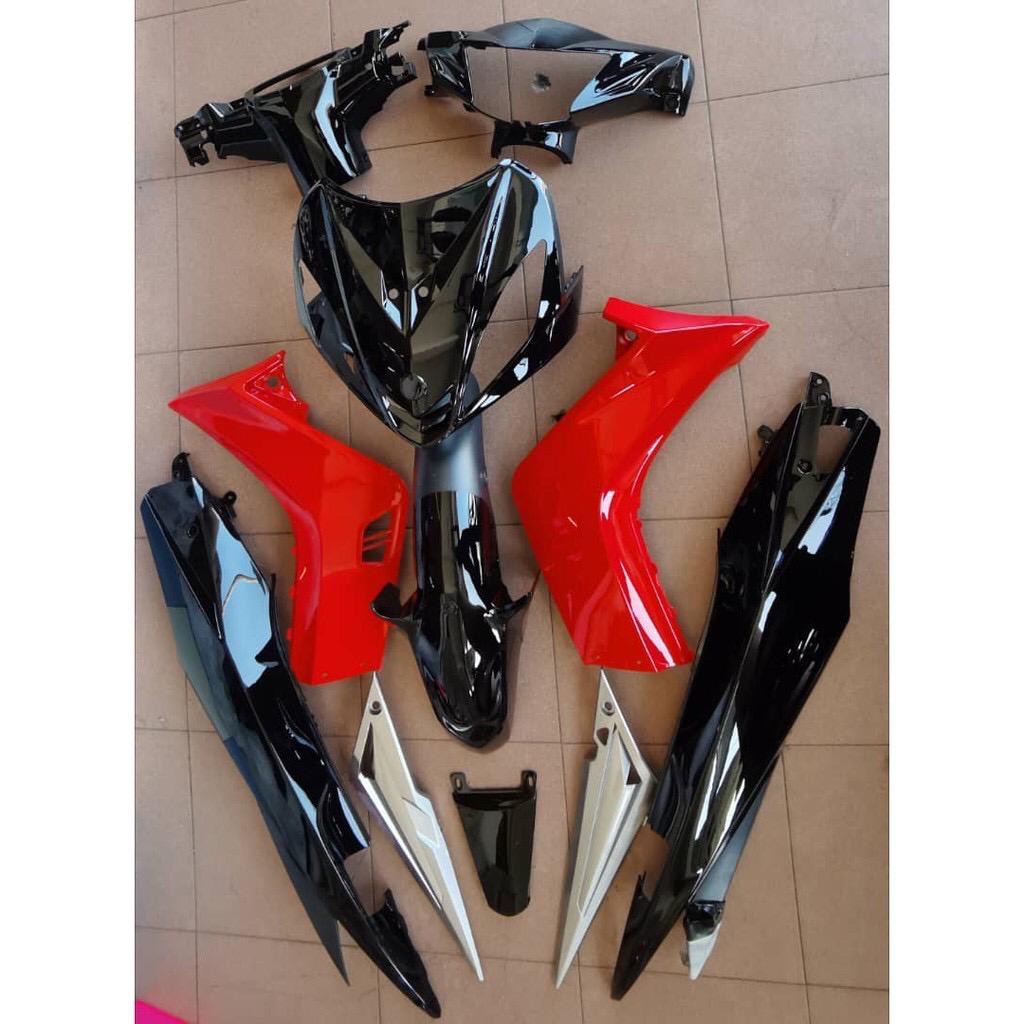 COVER SET FOR YAMAHA LC135 V1 COLOUR (RED + BLACK) | Shopee Malaysia