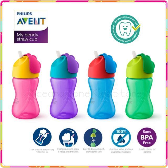 Philips Avent Bendy Straw Cup 10oz/300ml | Shopee Malaysia