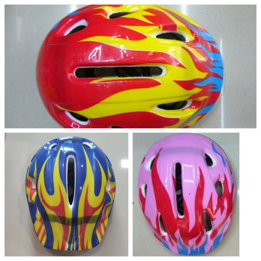 (Ready Stock) Kids/Child Roller Skating Push Bike Kick Scooter Helmet ...