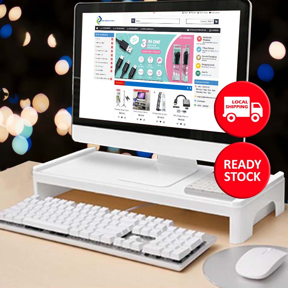 LIMITED ITEM! Modern Space-Saving Basic Desktop Organizer Computer ...