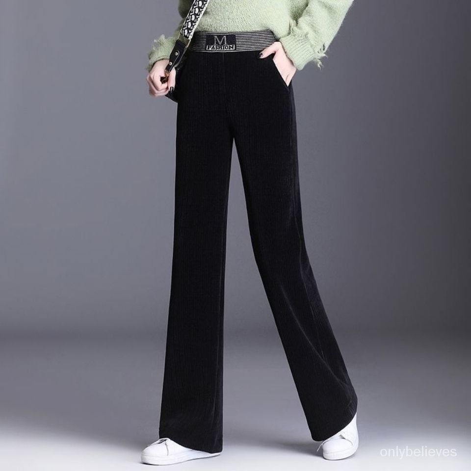 Chenille Straight-Leg Pants Women2021Spring and Autumn New Pants Women ...