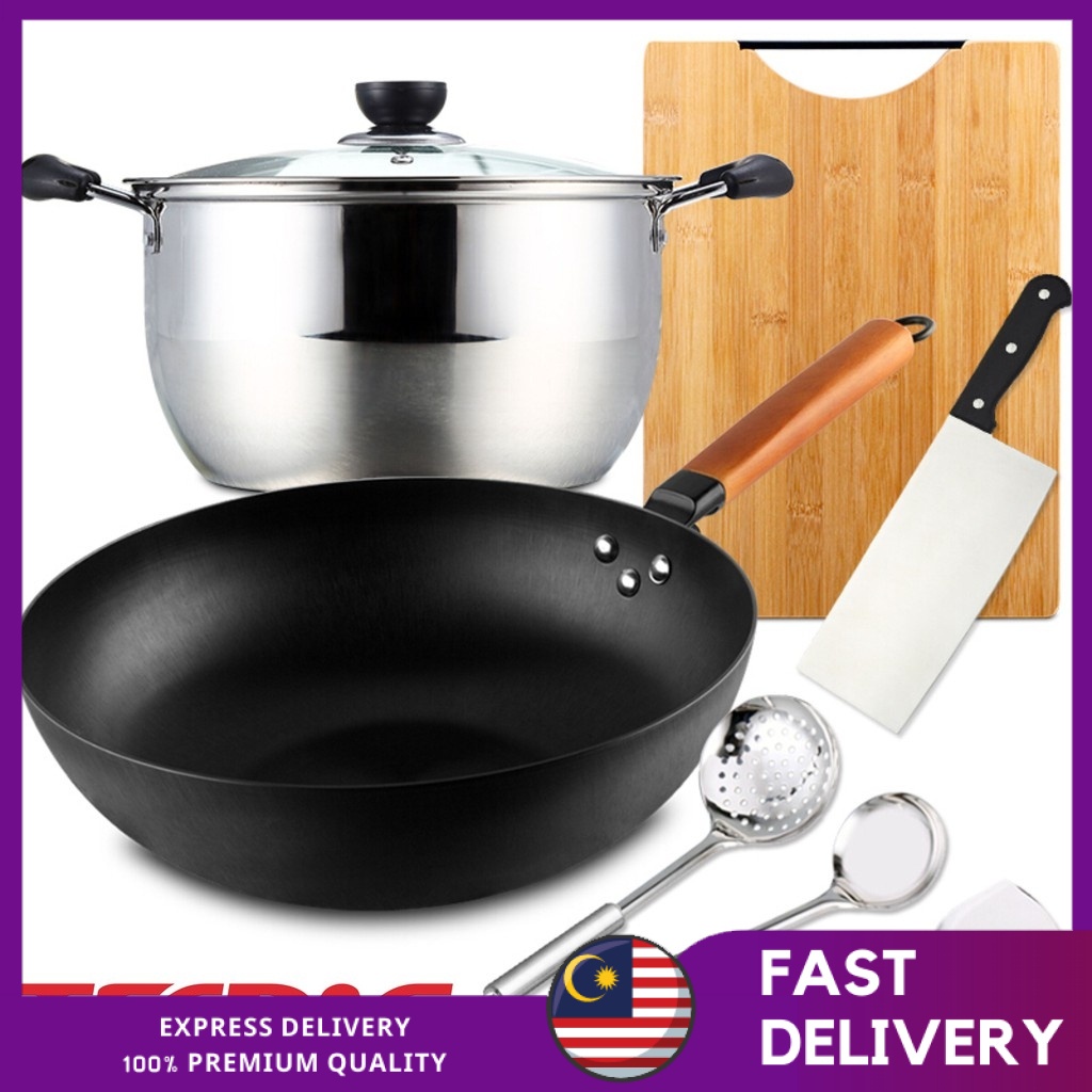 Set Periuk Non-Stick Tecpac Delight 7 Dalam 1 Tecpac Delight 7 IN 1 Non ...