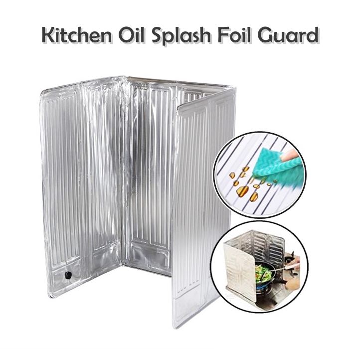 Penghadang minyak @ Kitchen Tool Oil Splash Guard Aluminum Foil Gas ...