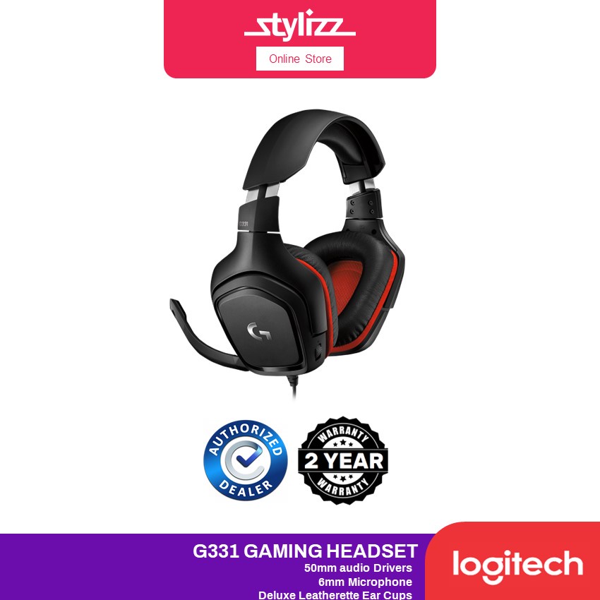 LOGITECH G331 GAMING HEADSET - 50 MM DRIVERS, ONE HEADSET, ALL ...