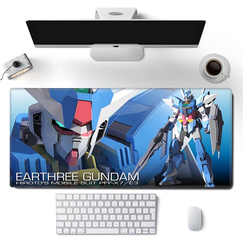 Gundam Mousepad Extended Mouse pad Large Gaming Mouse pad Stitched edge ...