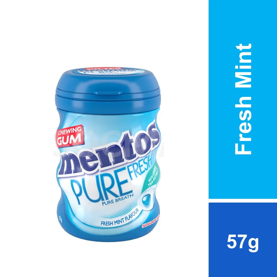 Mentos Pure Fresh French Bottle Fresh Mint 57g | Shopee Malaysia
