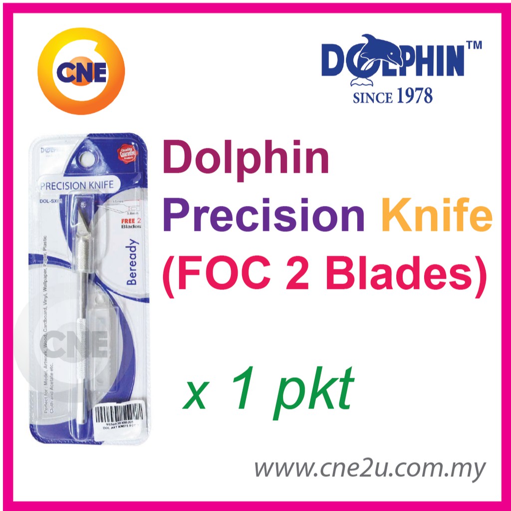 Dolphin Precision Metal Art Pen Knife for Craft DOL-SX01 (FOC2 Blades ...