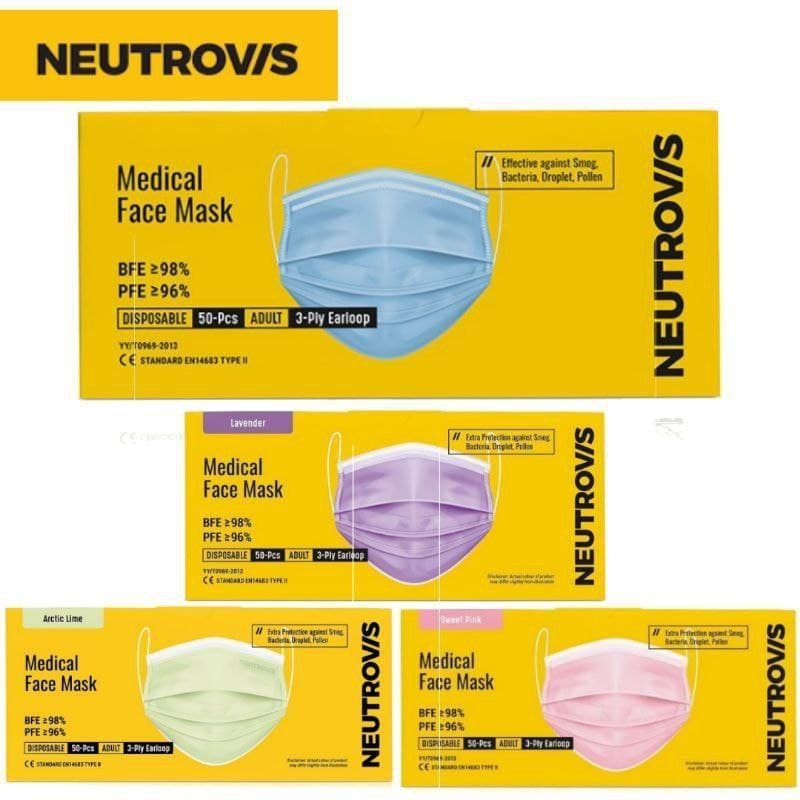 NEUTROVIS Medical Face Mask Premium 4PLY EarLoop & HeadLoop | Shopee ...