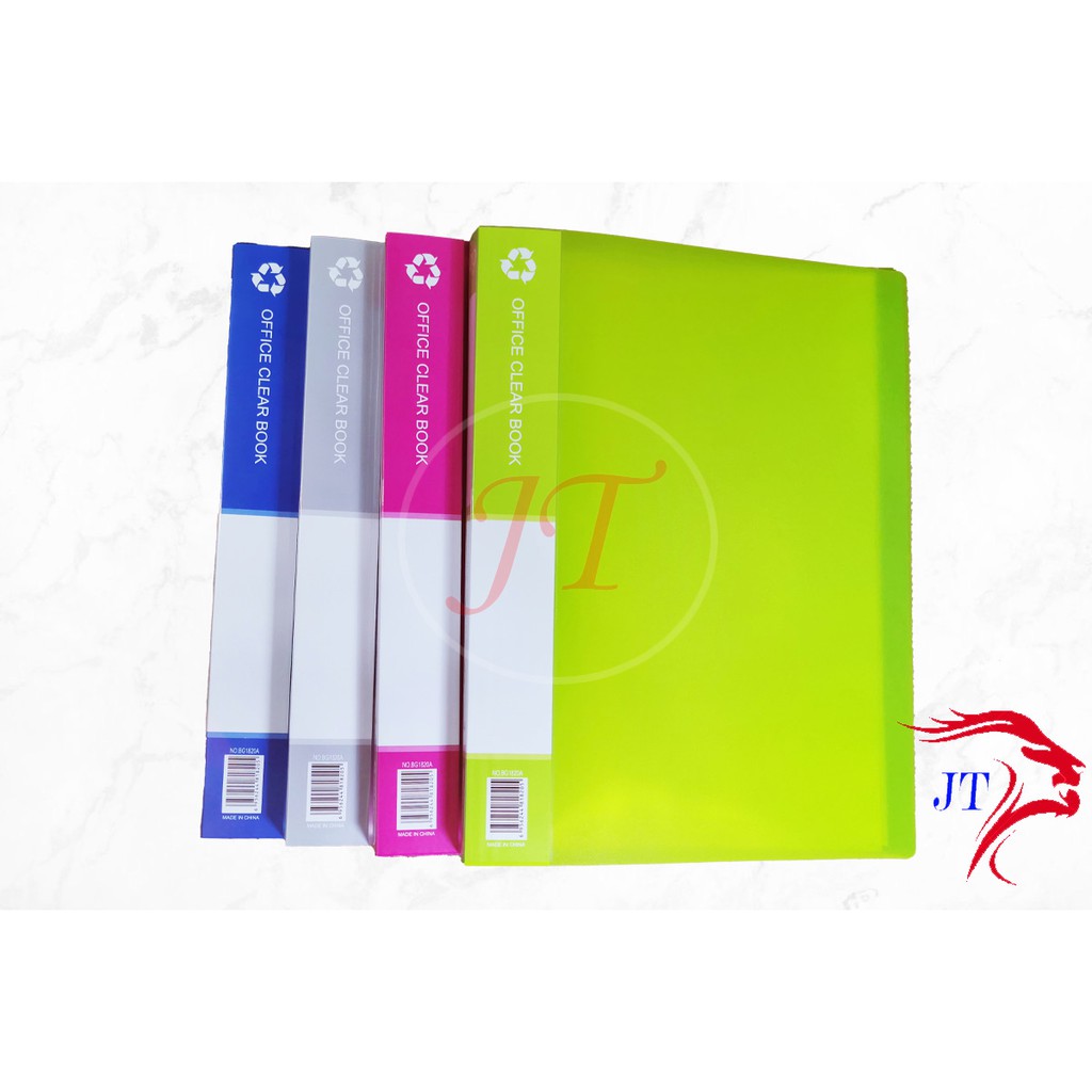 Benge A4 Size 10/20/30 pocket Clear Book, Clear Holder File, Display ...