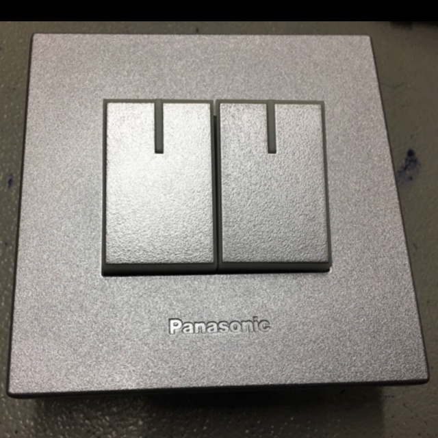 Panasonic Minimalist Double Silver Series Switch MWS Box | Shopee Malaysia