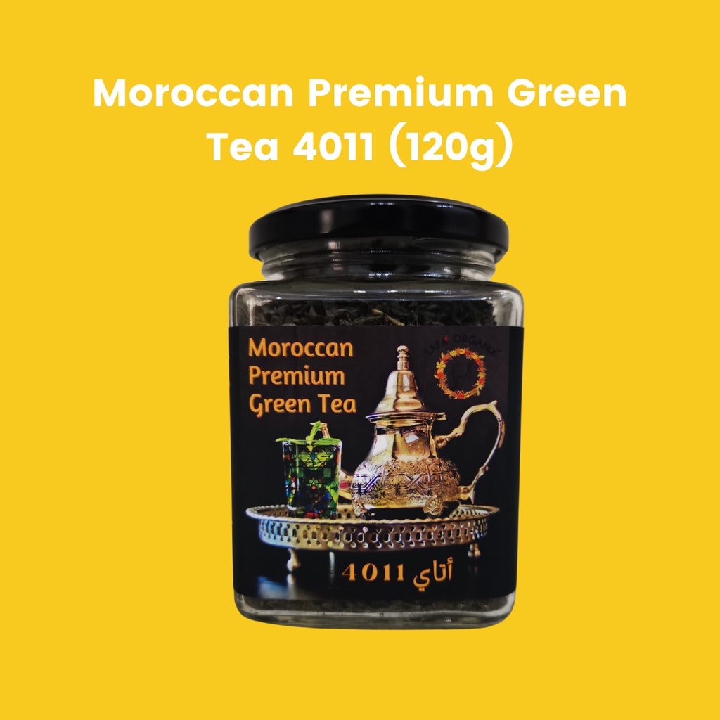 Moroccan Premium Green Tea 4011 (100g) 🍀🍀🍀~Free Gift While Stock Last ...