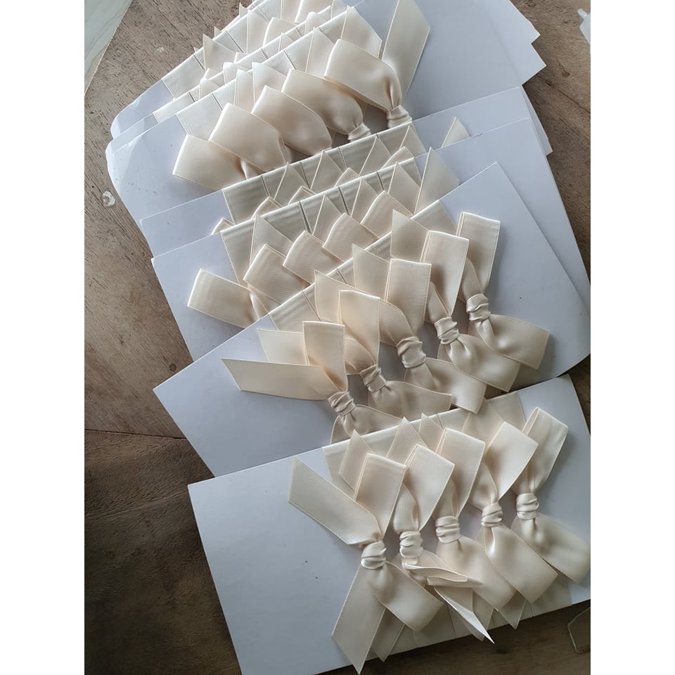 Plain ribbon belt ONLY for invitation cards ( set of 10 pcs) | Shopee ...