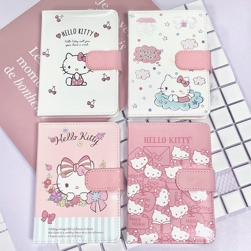 Hello Kitty PU Leather Notebook Creative Cartoon Handbook Cute Girl ...
