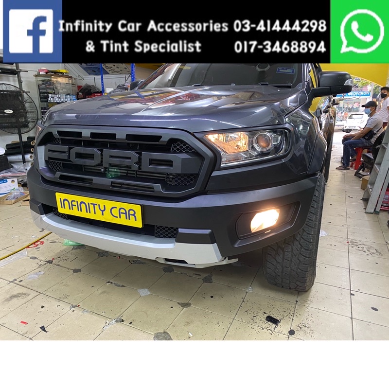 Ford Ranger T7 T8 convert Raptor Front bumper grill Fender Bodykit ...