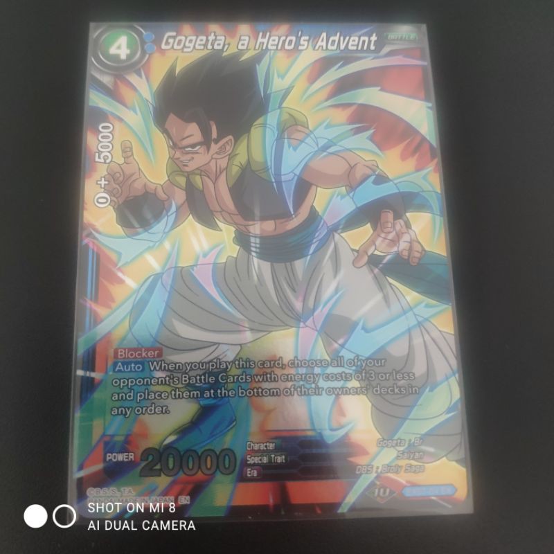 Dragon Ball Super TCG I EX07-04 EX Gogeta, a Hero's Advent (Foil ...
