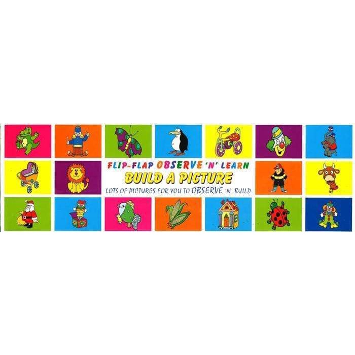 (BX) Flip-Flap Observe 'N' Learn - Build A Picture (ISBN:9788182523647 ...